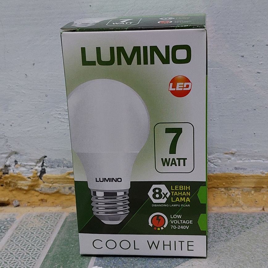 PUTIH Lumino 7 Watt Cool White Bulb White LED Light 7W 7 W Warranty ...