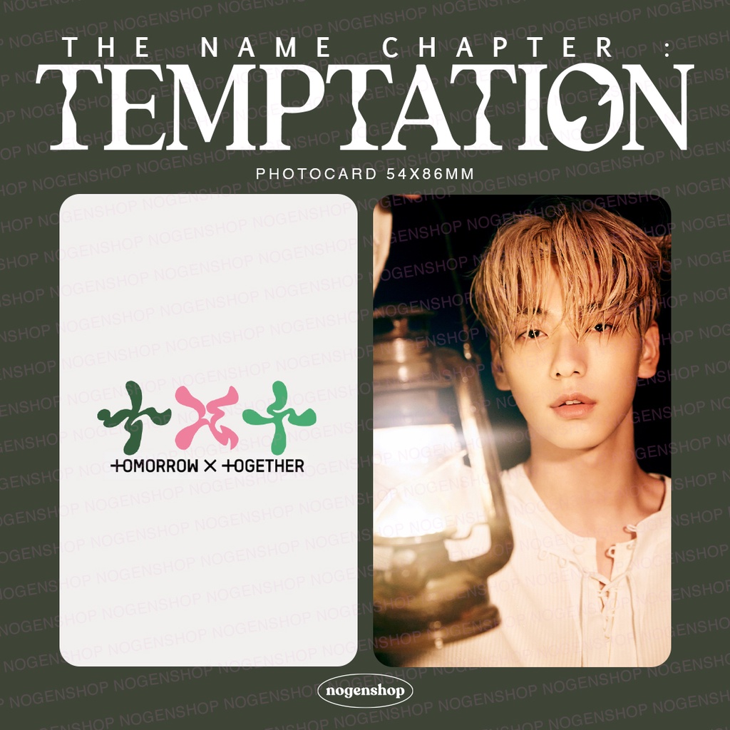 PHOTOCARD PC TXT TEMPTATION [FANMADE] | Shopee Malaysia
