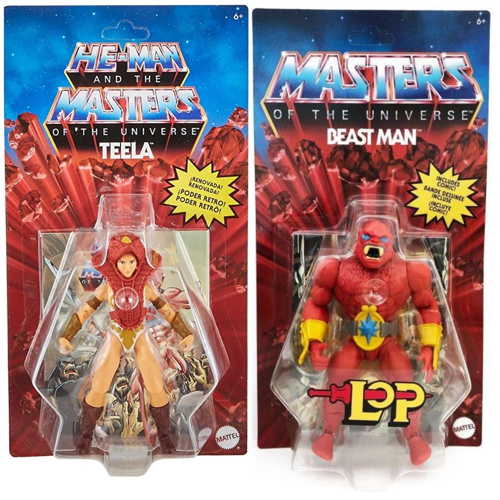 Masters of the Universe Origins Action Figure Toy MOTU Teela Beast Man ...