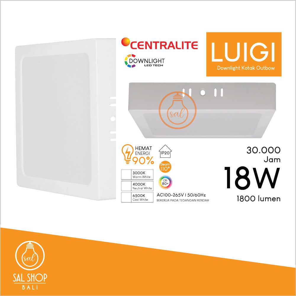 18 Watt 6" Outbow LED Panel Downlight Centralite Box | Shopee Malaysia