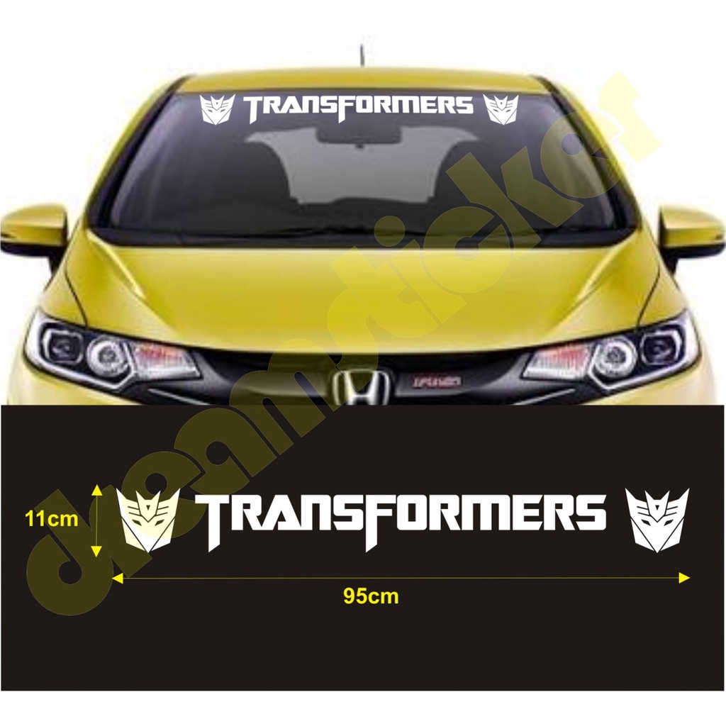 Transformer Decepticon Windshield Car Windshield Sticker | Shopee Malaysia