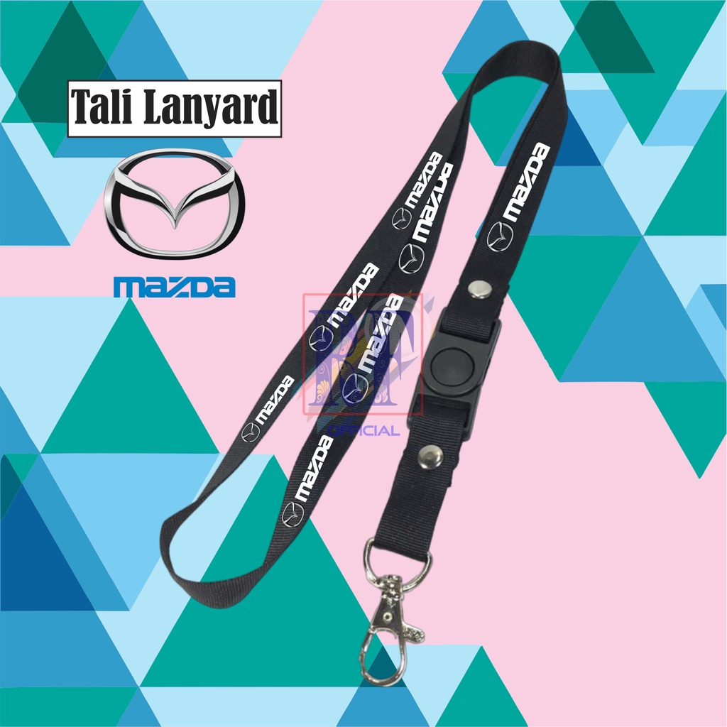 GANTUNGAN Mazda CAR LANYARD STRAP KEYCHAIN/CHAIN ID CARD/NAME TAG ...