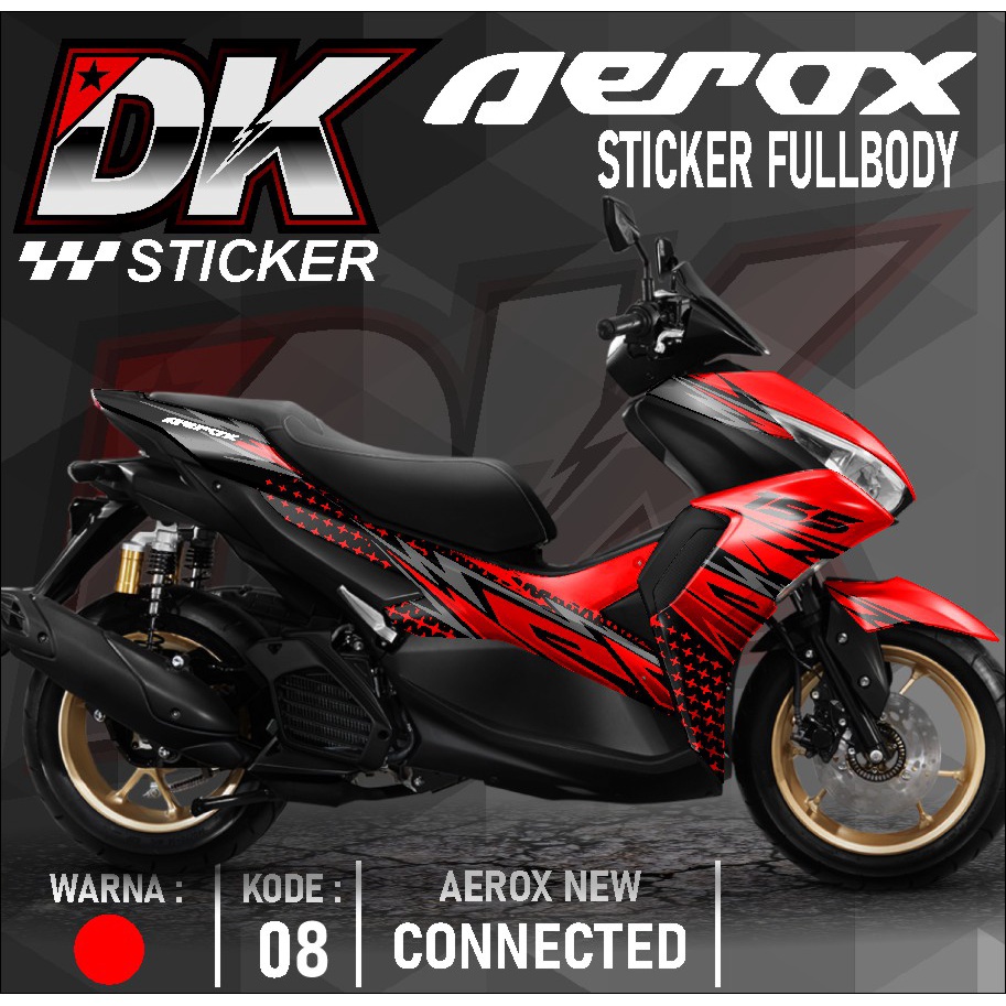 Dk Sticker - Sticker - Sticker Decal Aerox 155 full body NEW connected ...