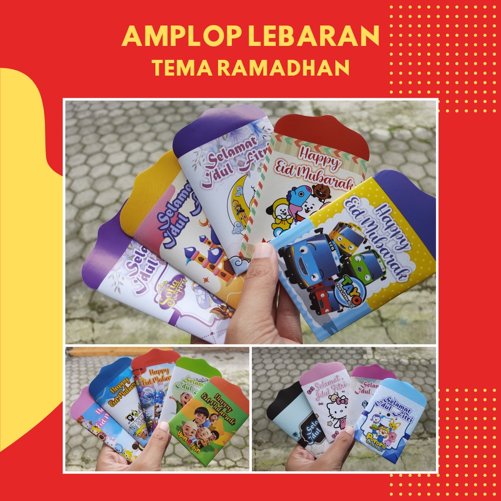 Eid Envelopes/angpau/Ramadan Eid angpao Eid Ramadan Cartoon Themes ...