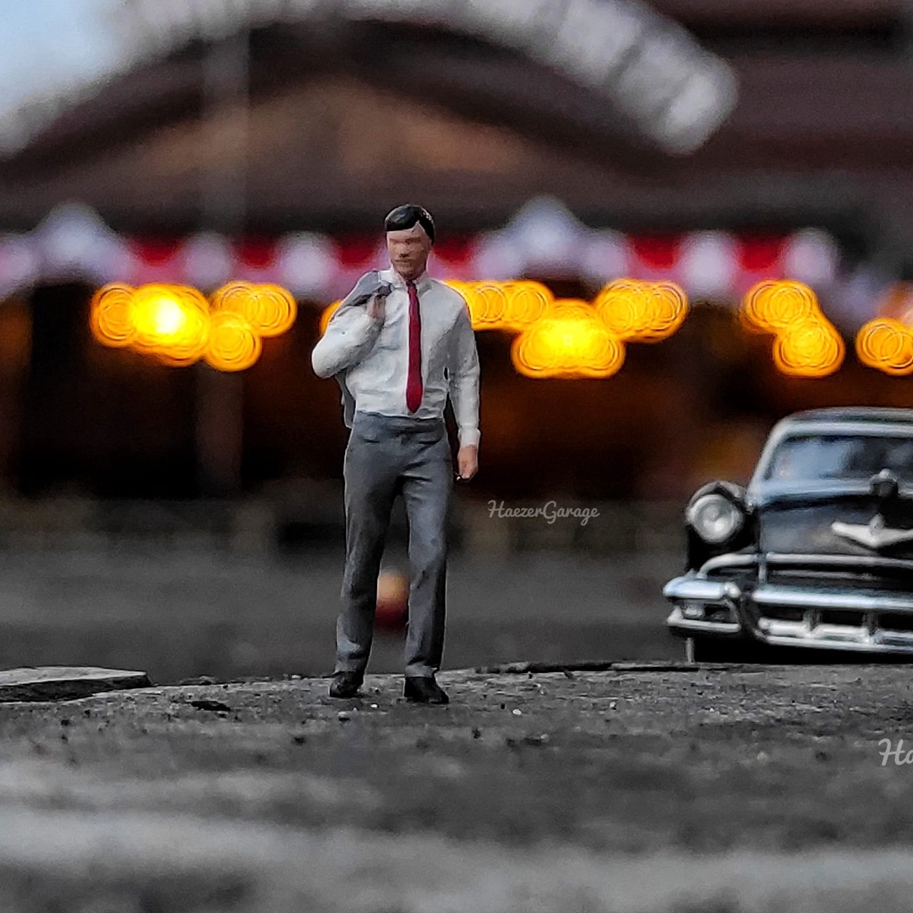 Miniature Diorama Diecast Mini City Action Figure1/64 Business Man - n0 ...