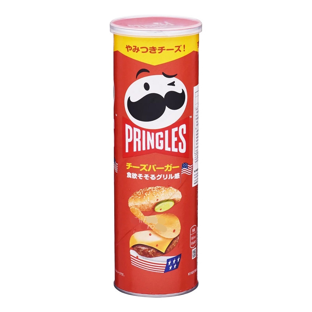 PRINGLES Potato Crisps Cheese Burger Potato Chips | Shopee Malaysia