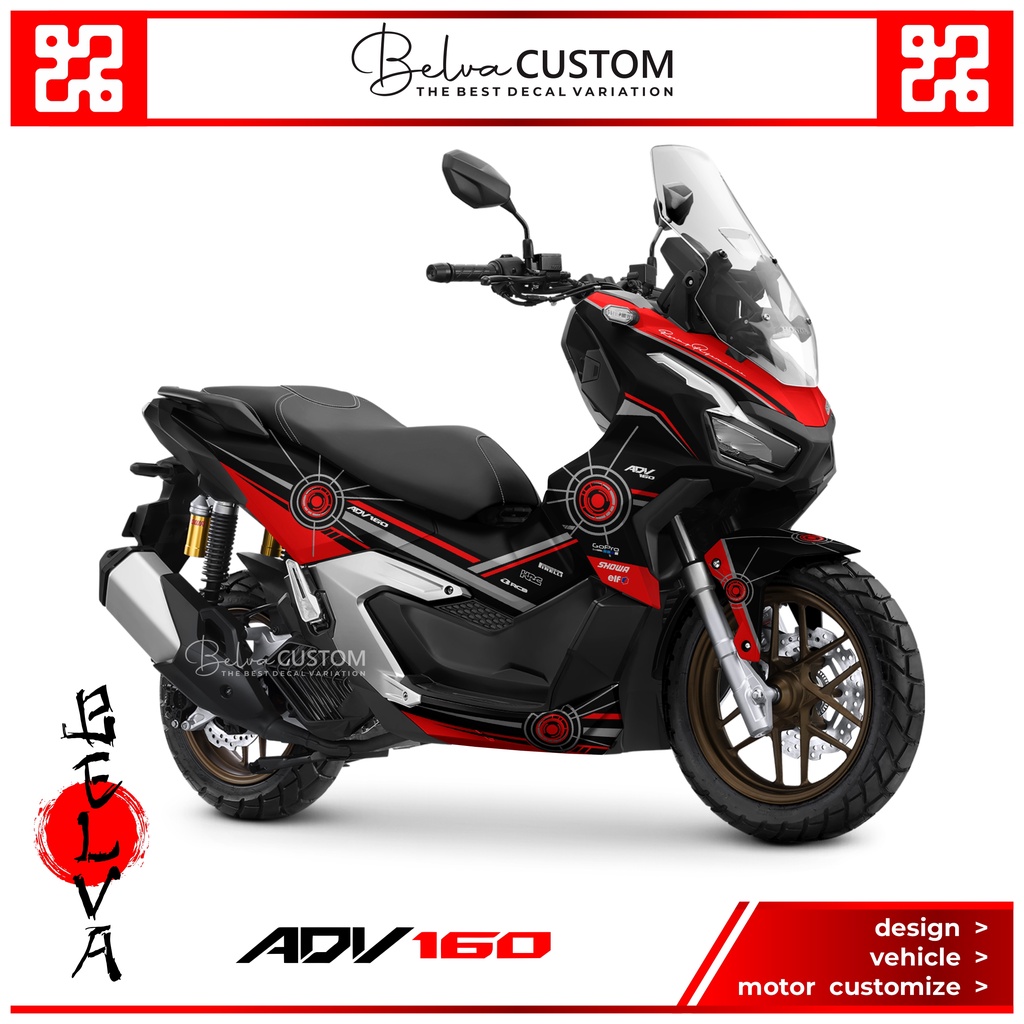 Decal Fullbody ADV 160 Graphic Robot - Honda ADV 160 Motorcycle Sticker ...