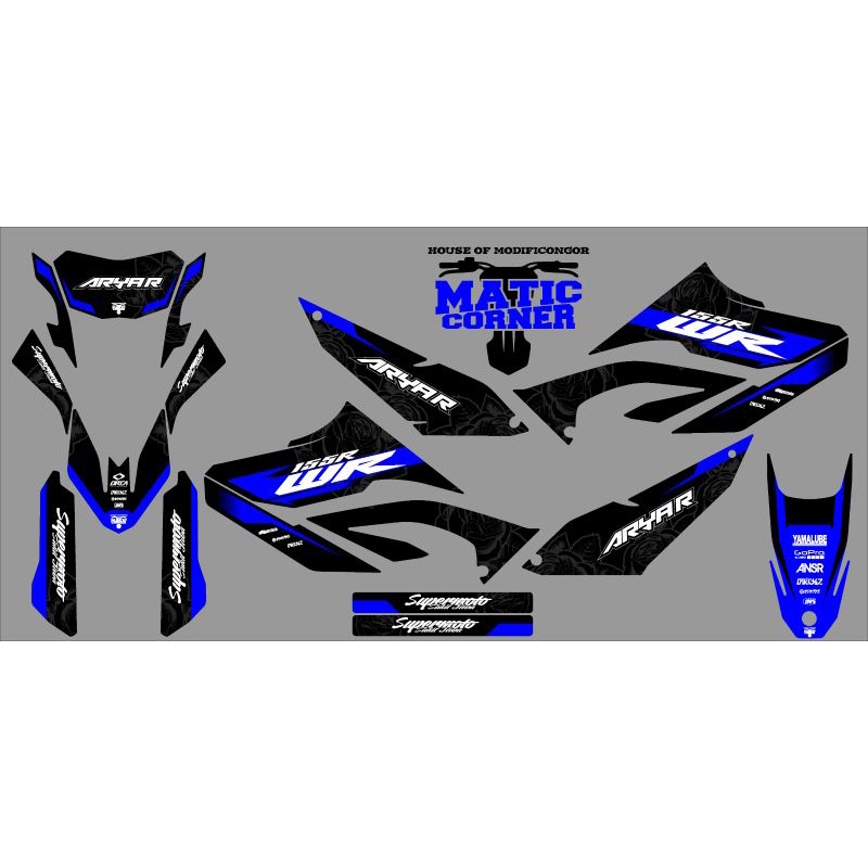 Yamaha WR155 CUSTOM DECAL Design As Desired | Shopee Malaysia