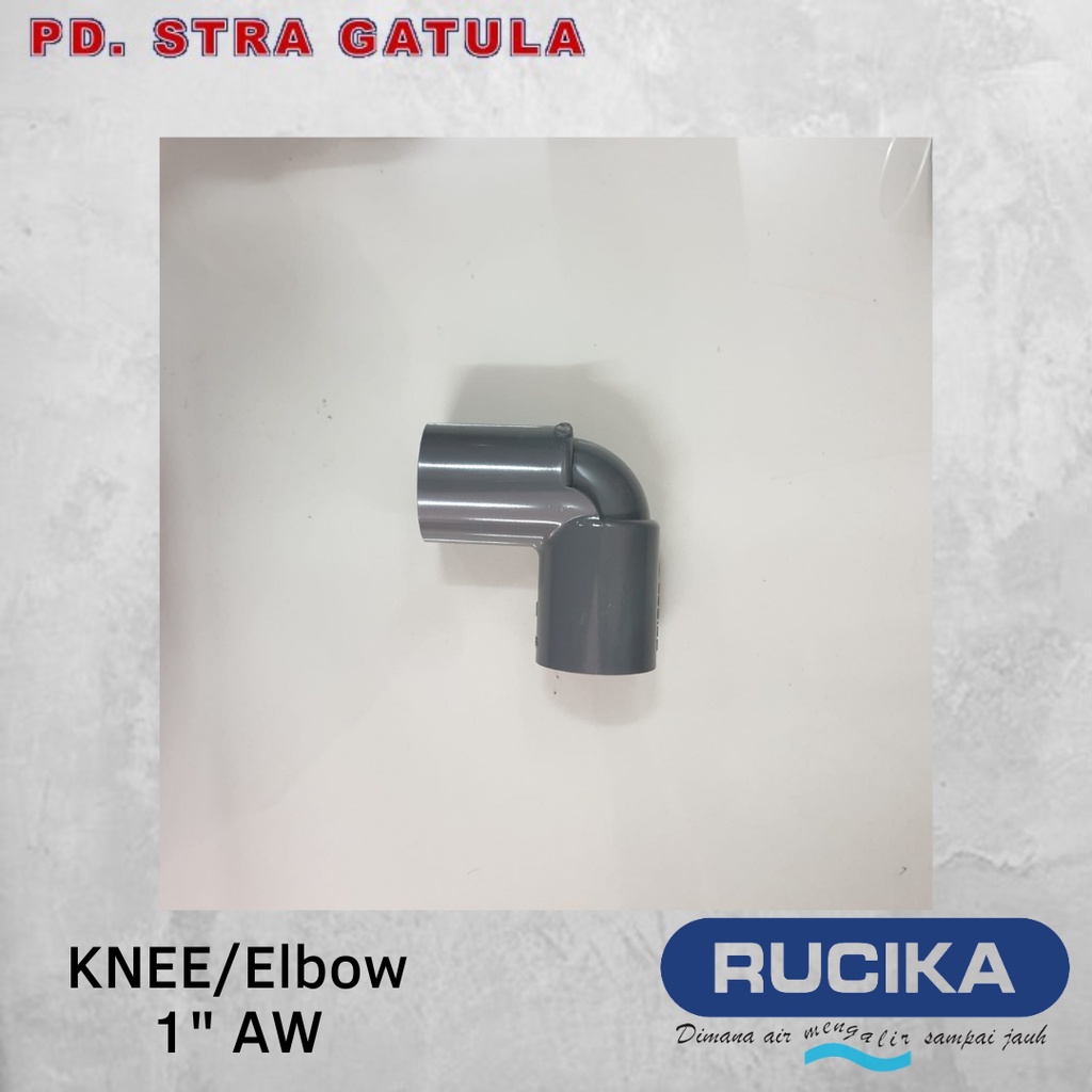 Knee/elbow 1" PVC PIPE FITTINGS RUCIKA AW BRAND | Shopee Malaysia