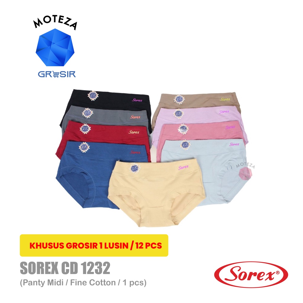 Wholesale Sorex 1232 CD - 1 Dozen 12 Pcs - Women's Panties - Midi Panty ...
