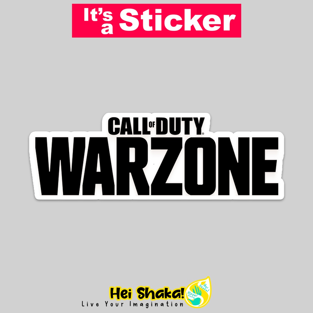 Call of Duty Warzone Sticker Gamer Sticker Waterproof Vinyl Gaming ...