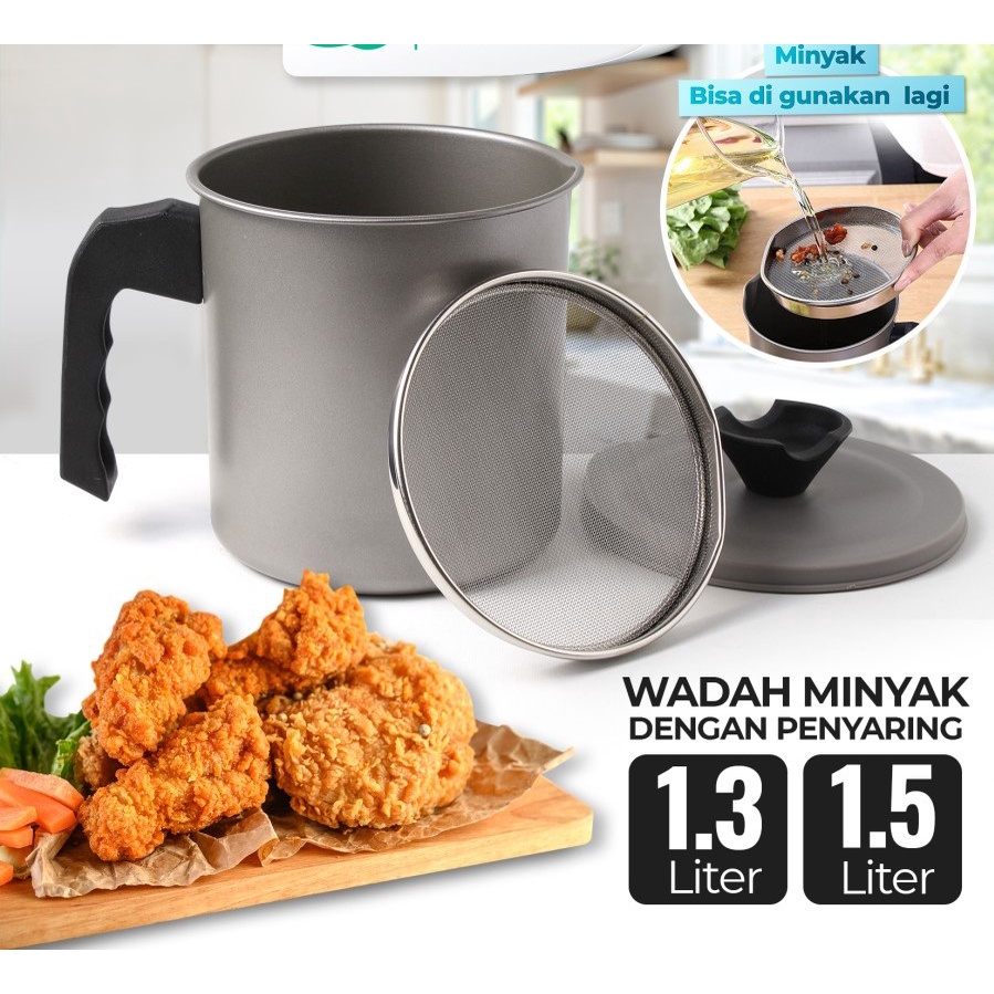 Oil Filter Cooking Oil Filter Container Cooking Oil Storage | Shopee ...