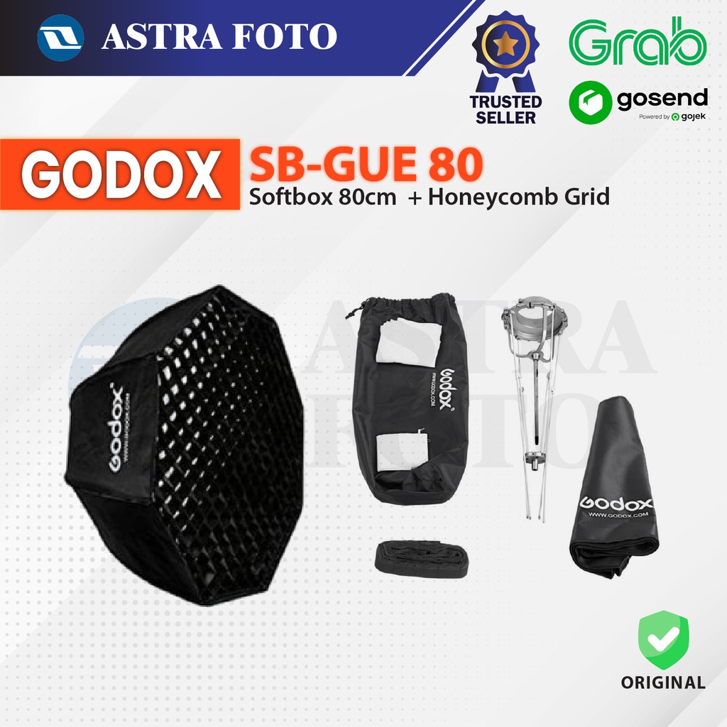 Godox SB-GUE 80cm Octagonal Softbox With Honeycomb Grid - Octagon ...