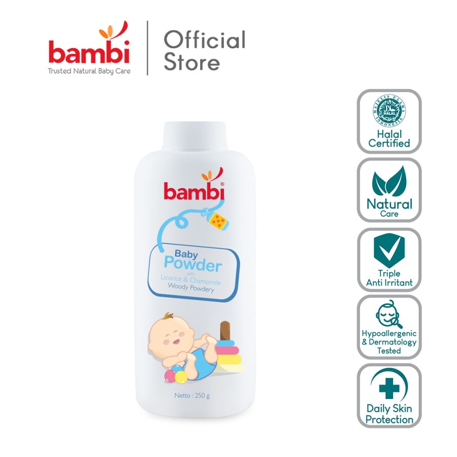 Bambi BABY POWDER MILKY & WOODY POWDERY/BABY & CHILDREN SPRING POWDER ...