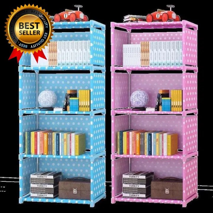 Most portable Bookshelf, Multipurpose Shelf, 5-Layer portable Bookshelf ...