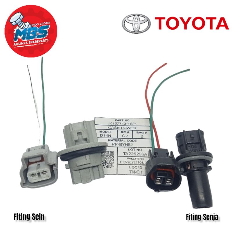 Socket CONNECTOR FITING RITING SEIN LIGHTS AND ORIGINAL KOITO DUS ...
