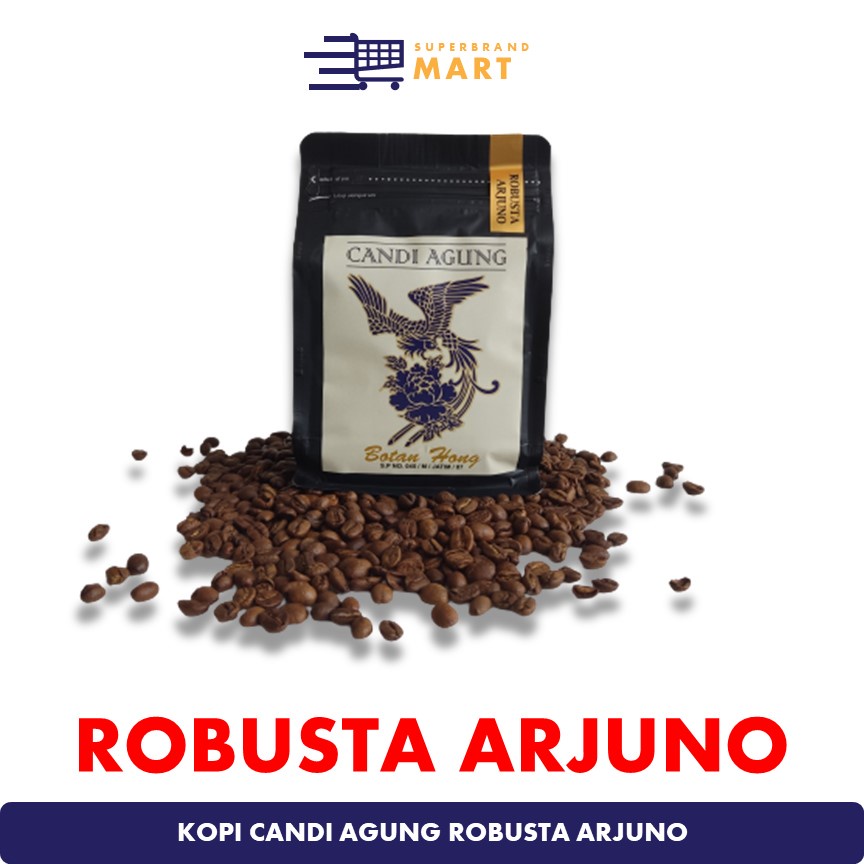 Kopi Powder Candi Agung Robusta Arjuno Roasted Coffee Beans Single ...