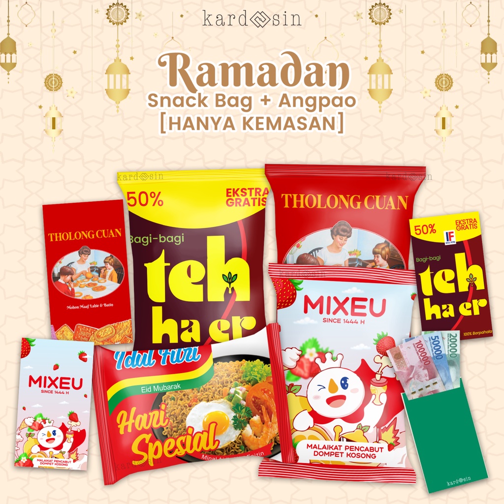 [ONLY Packaging] RAMADHAN SNACK BAG & ANGPAO ANGPAU RAMADAN EID UL ...