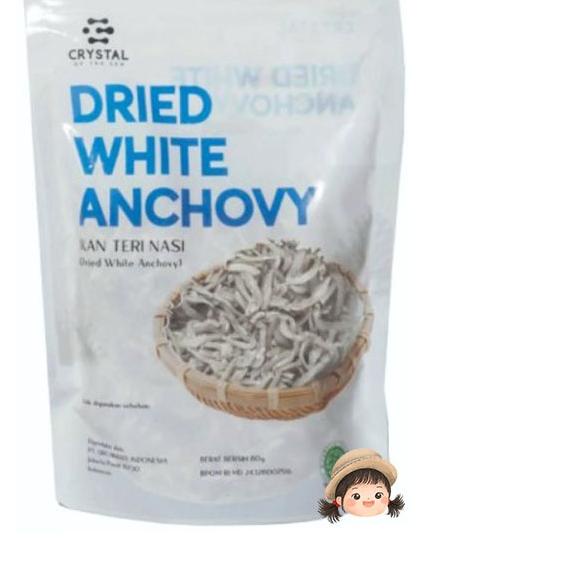 Crystal of The Sea Dried White Anchovy 80g - Dried Rice Anchovies ...