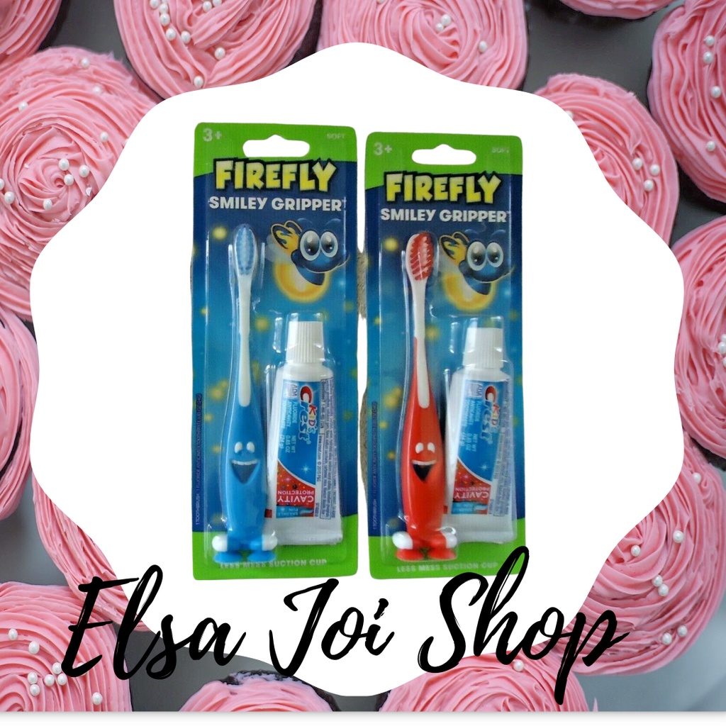Firefly Toothbrush Smiley Gripper 3+ (Please Read Description) | Shopee ...