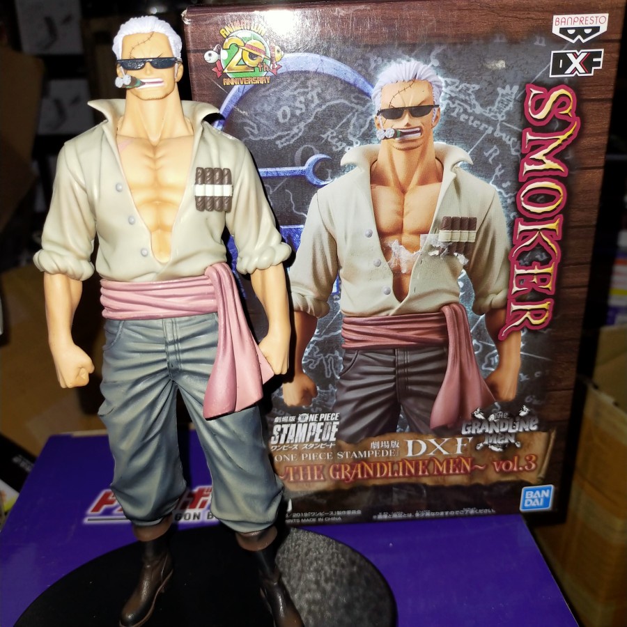 Original figure dxf the grandline man stamped smoker one piece | Shopee ...