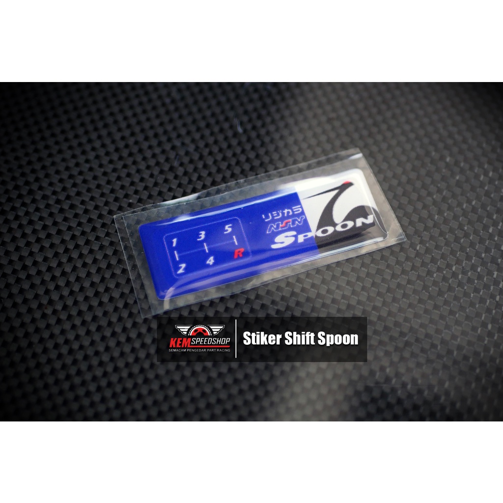 Spoon Sports shift knob sticker - shifter sticker shiftknob Guide Patch ...