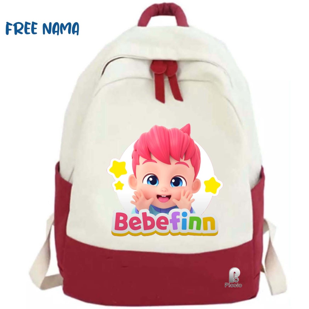 Unisex BEBEFINN Cartoon School Children's BACKPACK BACKPACK (FREE Name ...
