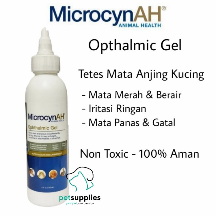 MATA Microcynah Opthalmic Gel Dog Cat Eye Drops (Usa) | Shopee Malaysia