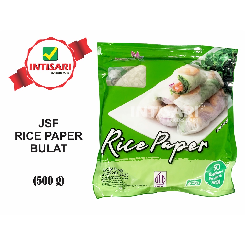 Jsf RICE PAPER ROUND 500 G (50 SHEETS) | Shopee Malaysia