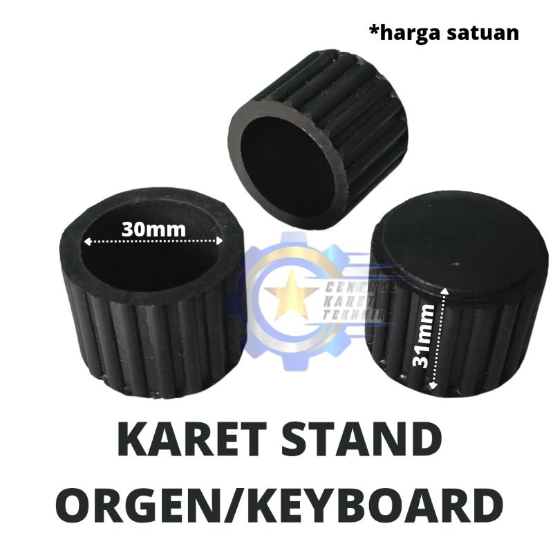 Orgen 30x31 stand Rubber Feet/piano Foot Rubber/keyboard Foot Rubber ...