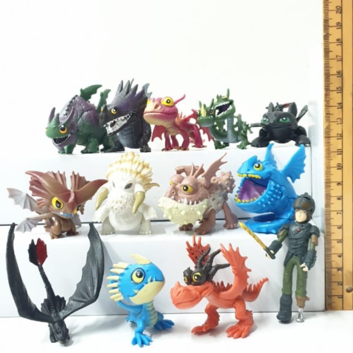 Figure How To Train Your Dragon Figure Set 10pcs | Shopee Malaysia