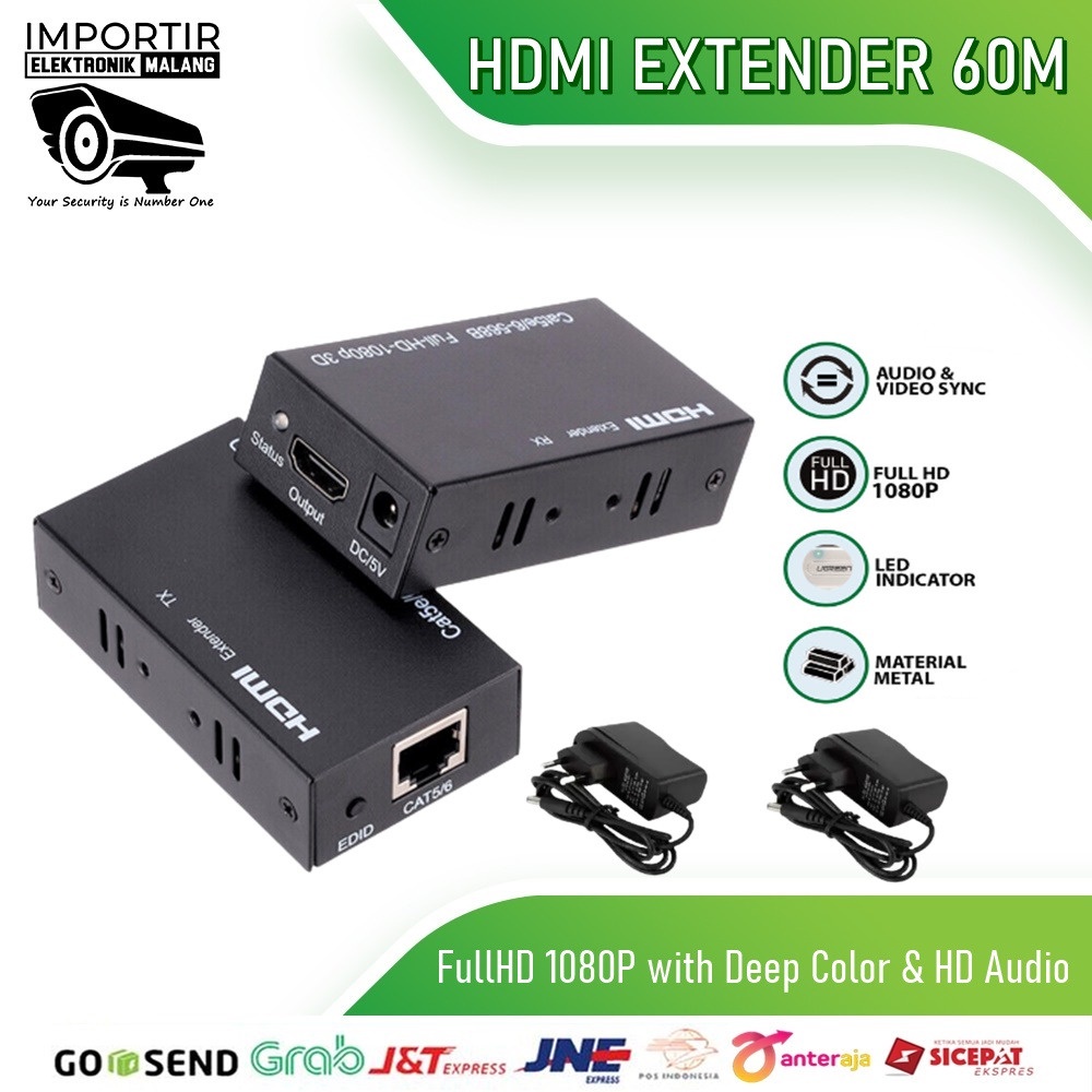 Hdmi EXTENDER 60m (HDMI EXTENDER) | Shopee Malaysia