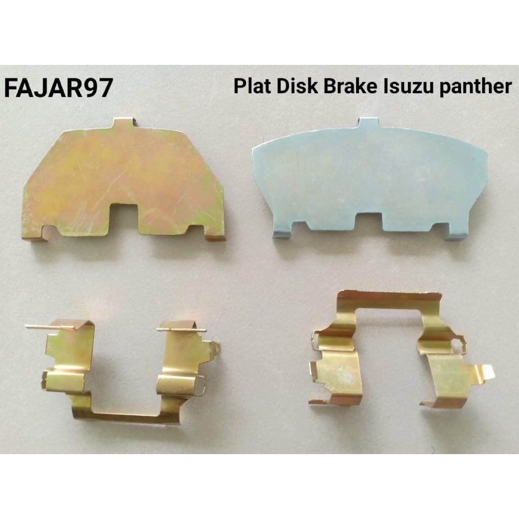 Isuzu panther Front Brake Pad Plate | Shopee Malaysia