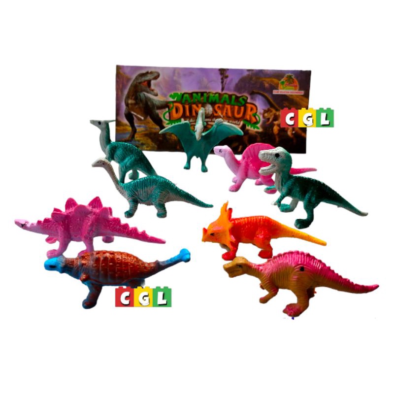 Mini Dino Dinosaur Figure Toy Dinosaur World Set | Shopee Malaysia