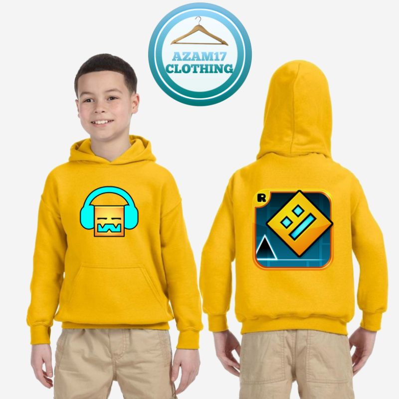Hoodie Sweater Jacket for Children Games Geometry Dash Geometry Das ...