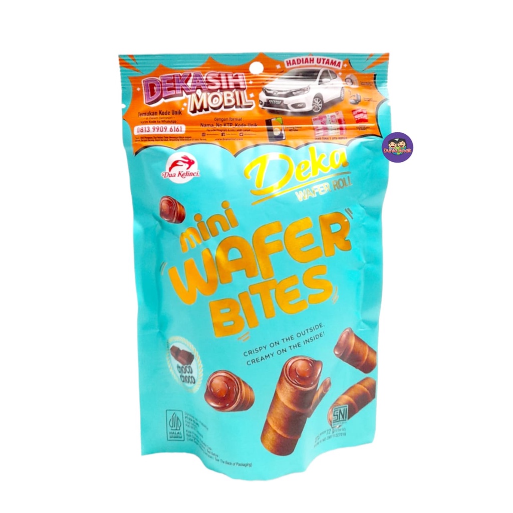 Deka Mini Wafer Roll 72gr/chocolate Wafer | Shopee Malaysia