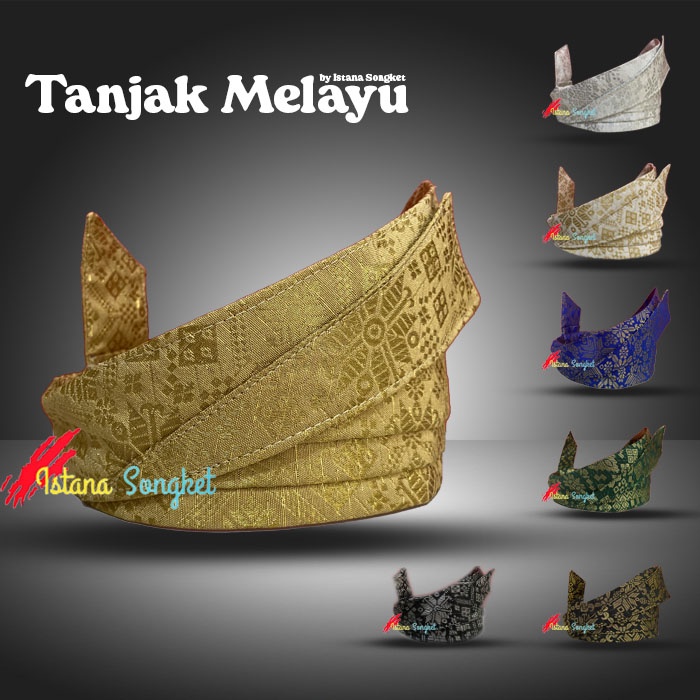 Tanjak Melayu Weaving Songket Tengkolok Adults and Teenagers Destar ...