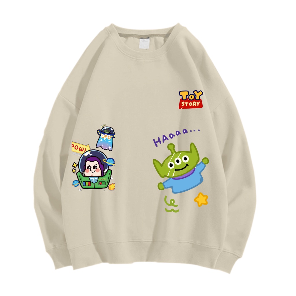 Best Selling!! Basic Sweater Toy Story Pow Size M-XXL (Men & Women ...