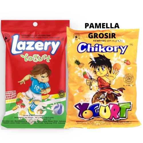 Yogurt LAZERY CANDY - 100 GR CONTAINS 40 GRAINS || Chikory SUGUS SNACK ...