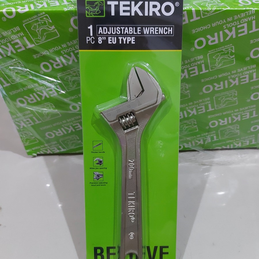 Spana Wrench 8" 8in 8 Inch Tekiro Adjustable Wrench Tekiro 8 Inch ...