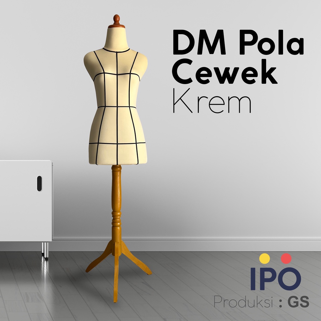 KAYU Women's Mannequin Beige Pattern Iron/Wood Legs | Half Body Female ...