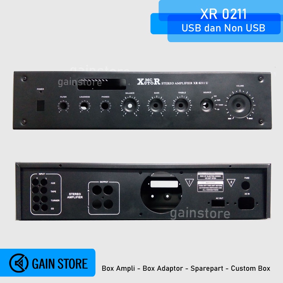 Xr 0211 USB power Amplifier Box | Shopee Malaysia