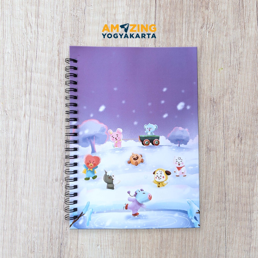 Bts Winter / BT21 Winter series Blocknote Notebook | Shopee Malaysia