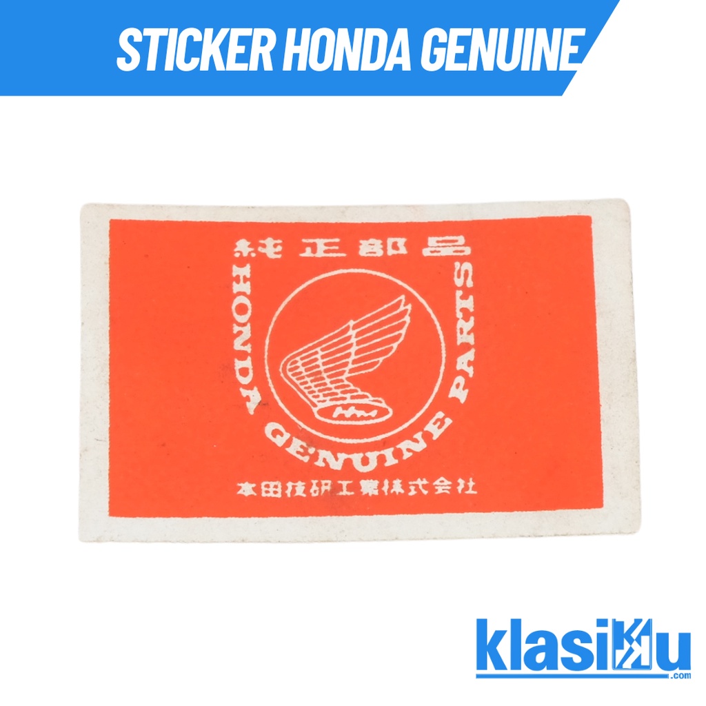 Honda Genuine Parts Logo Sticker | Shopee Malaysia