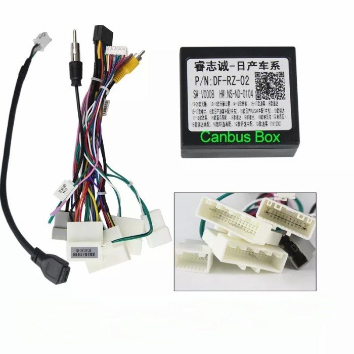 Canbus Socket Cable Nissan X-Trail Xtrail T32 PNP Android Headunit ...