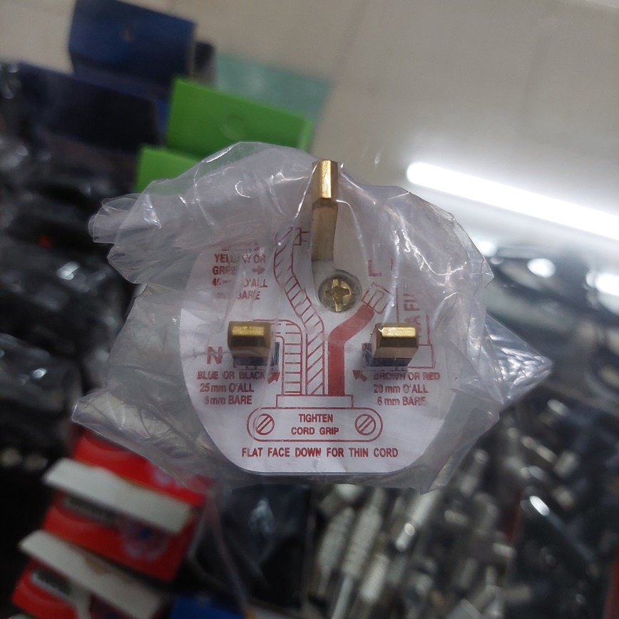 Panasonic 3 Leg AC Plug Flat Three Leg Plug Face Down Air Conditioner ...