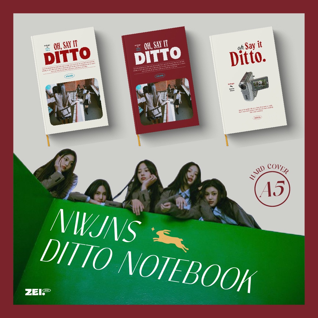 Newjeans DITTO Hardcover Notebook A5 Fanmade | Shopee Malaysia
