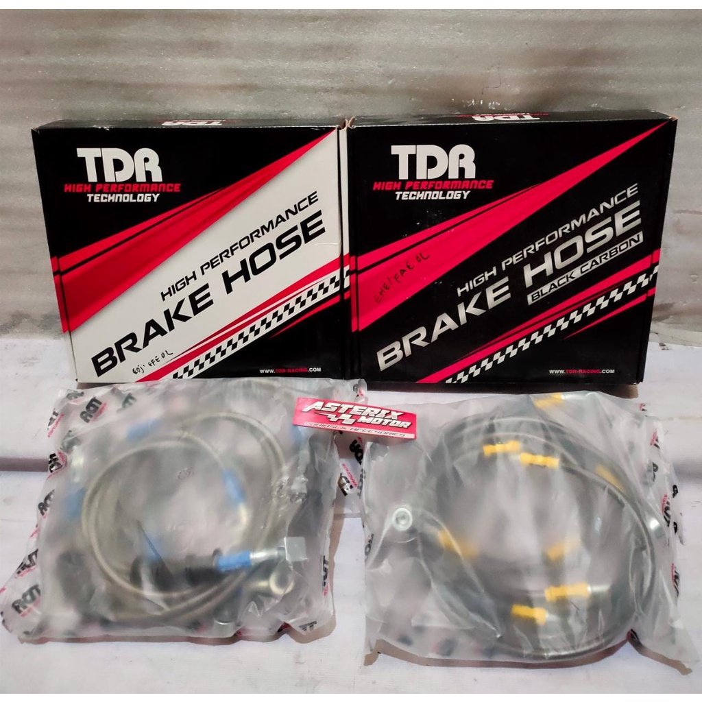 Brake hose Brakehose TDR Brake hose set Honda PCX 150 ABS PCX CBS ...