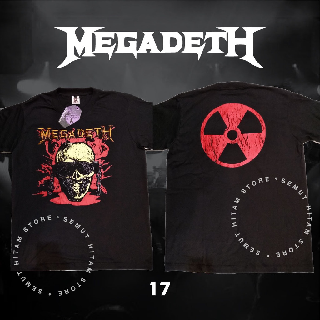 Megadeth VIC RATTLEHEAD T-shirt Builtup Metal Music Band Prapatan Rebel ...