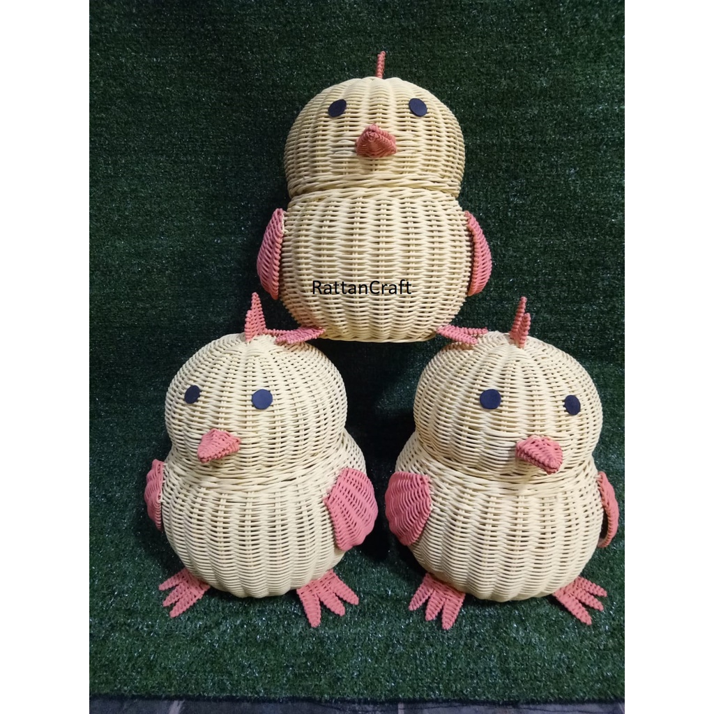 Full Body Chicken Rattan Type 1 / Chicken Character Rattan | Shopee ...